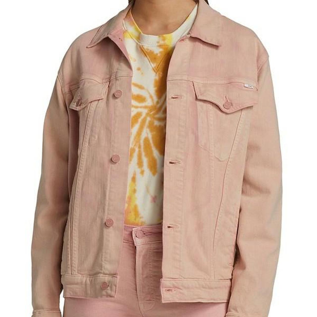 Mother Denim jacket in Into the Midst, a light... - Depop