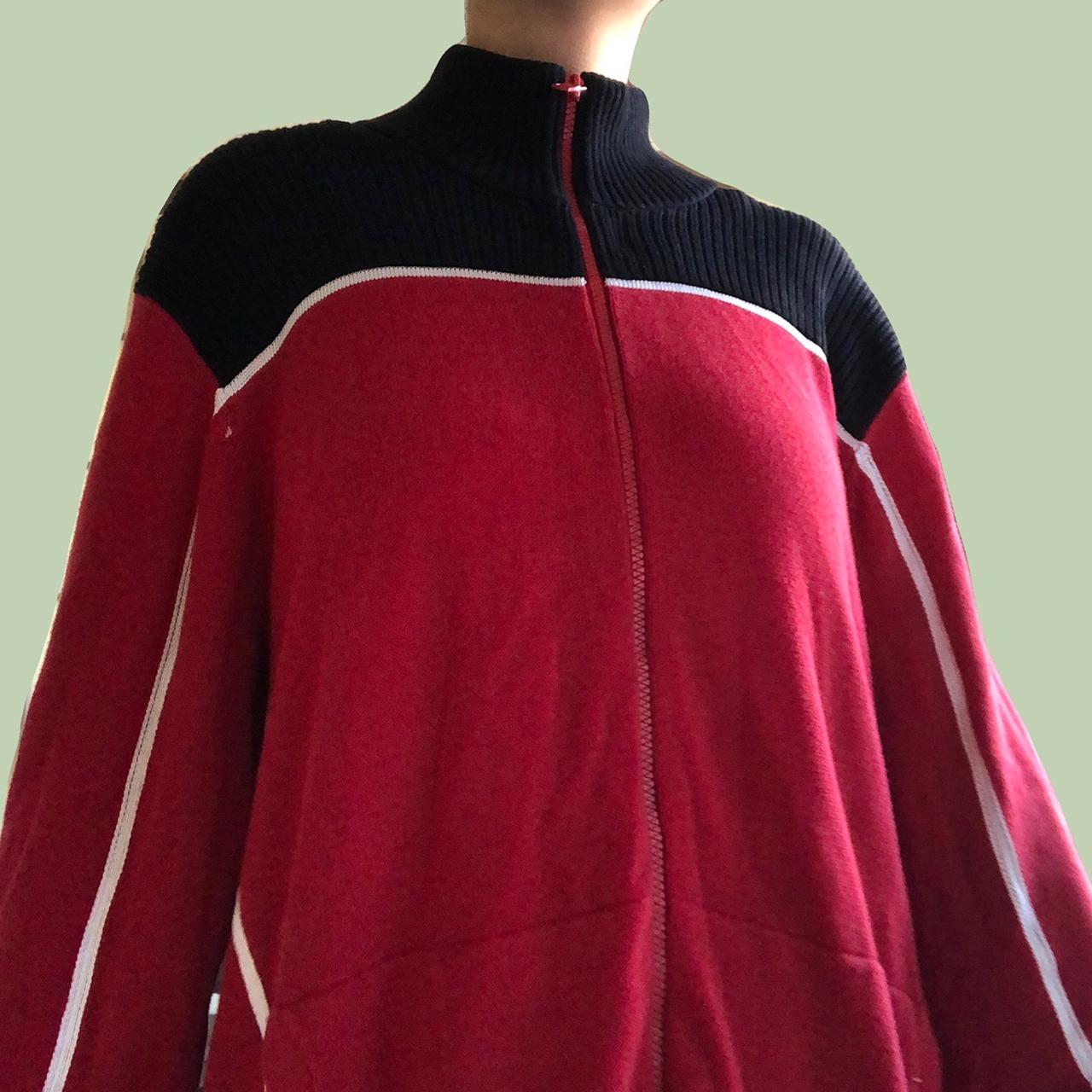 Armani Exchange Red Track Jacket Perfect for... - Depop