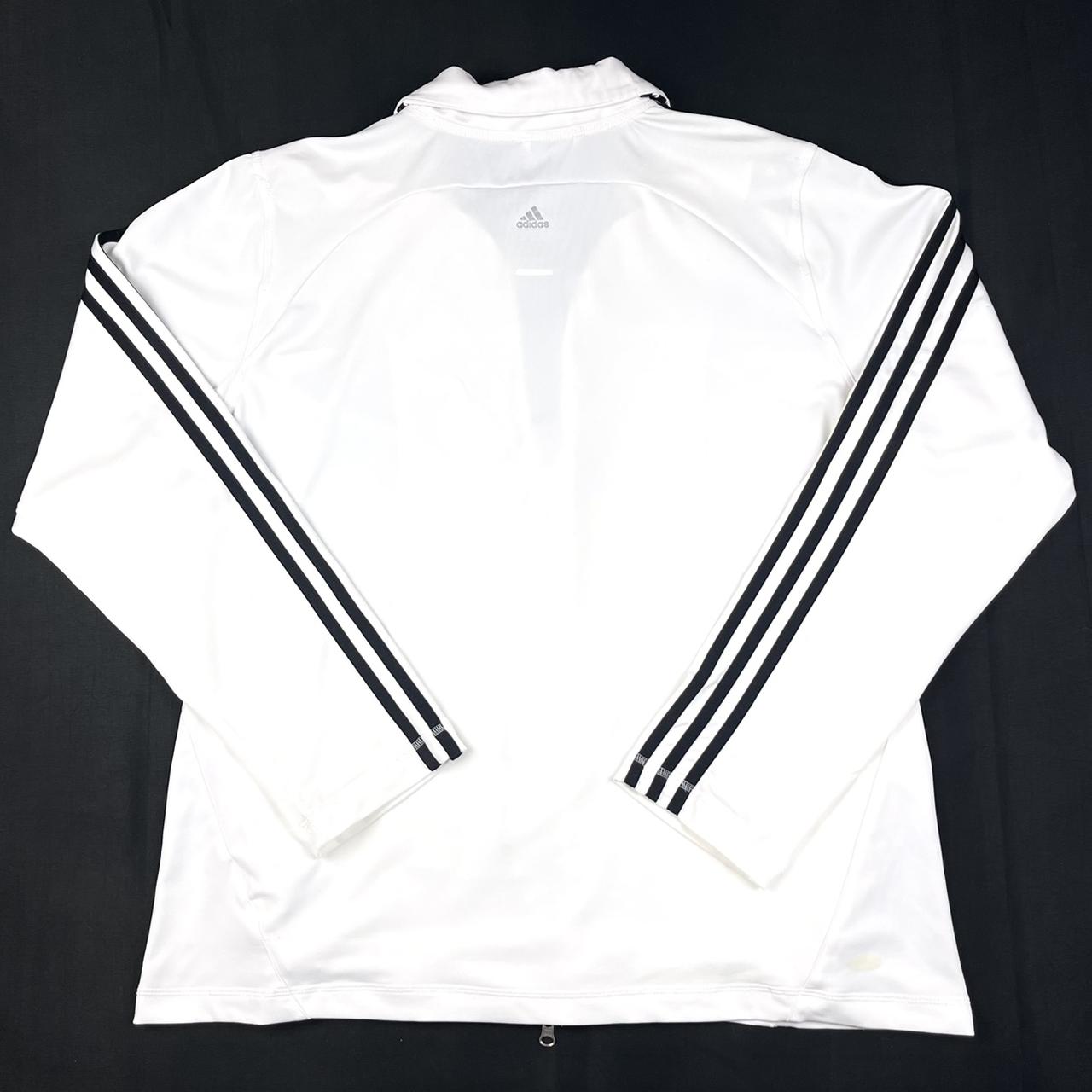 Adidas 2 Way Zip Embroidered Tech Light Jacket... | Depop