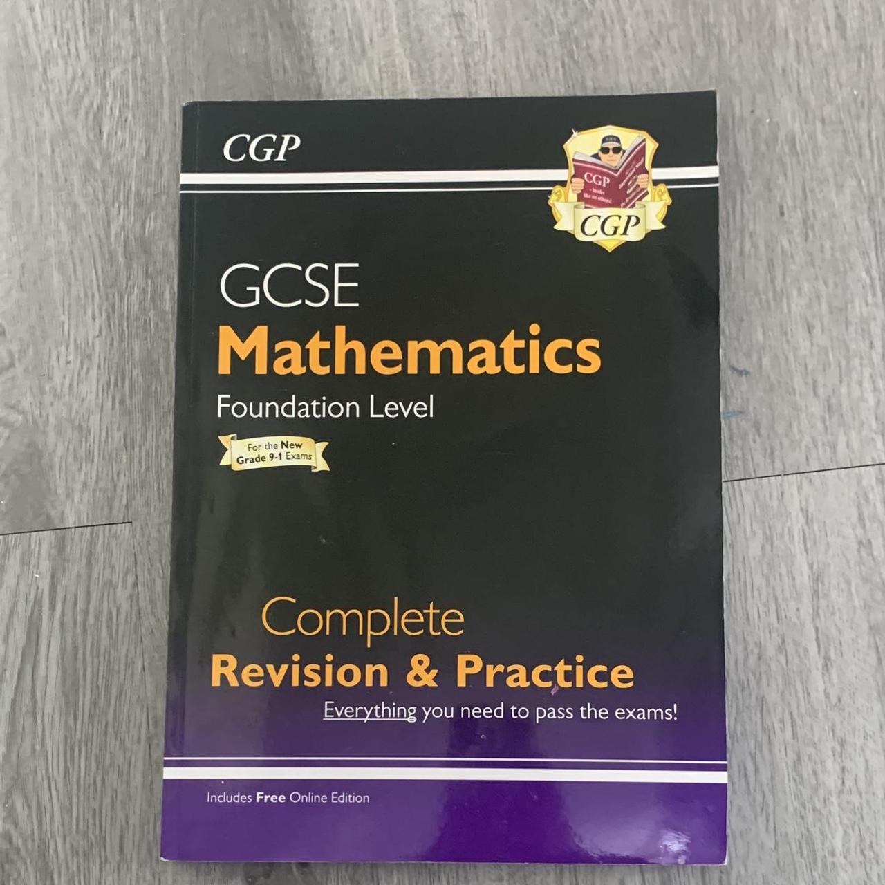 GCSE Foundation maths revision guide and... - Depop