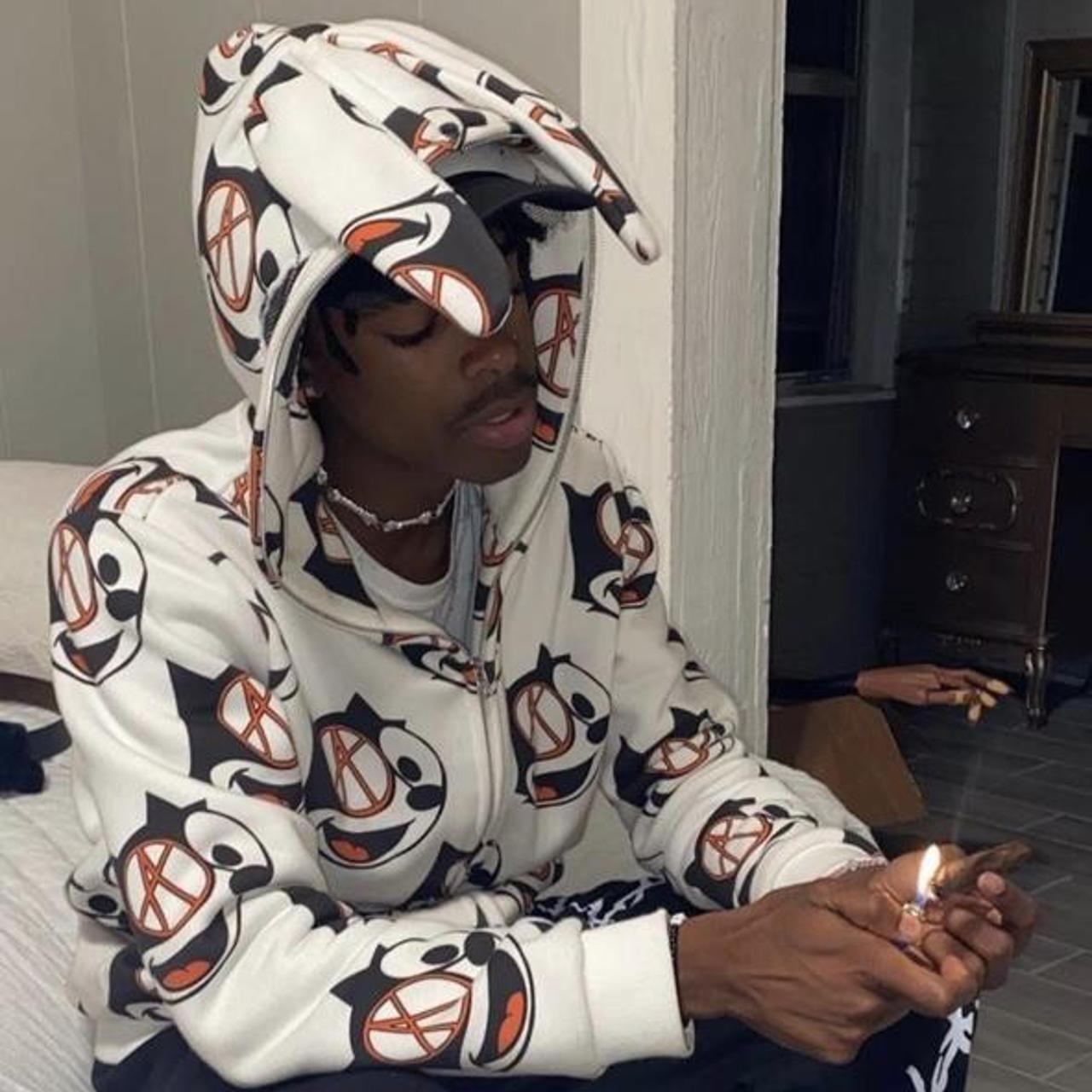 authentic introvert studios white psycho bunny full... - Depop