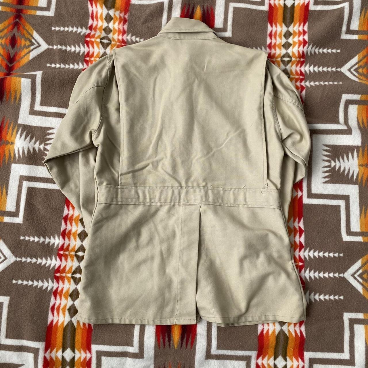 Vintage 1970s safari / hunting work jacket Made by... - Depop