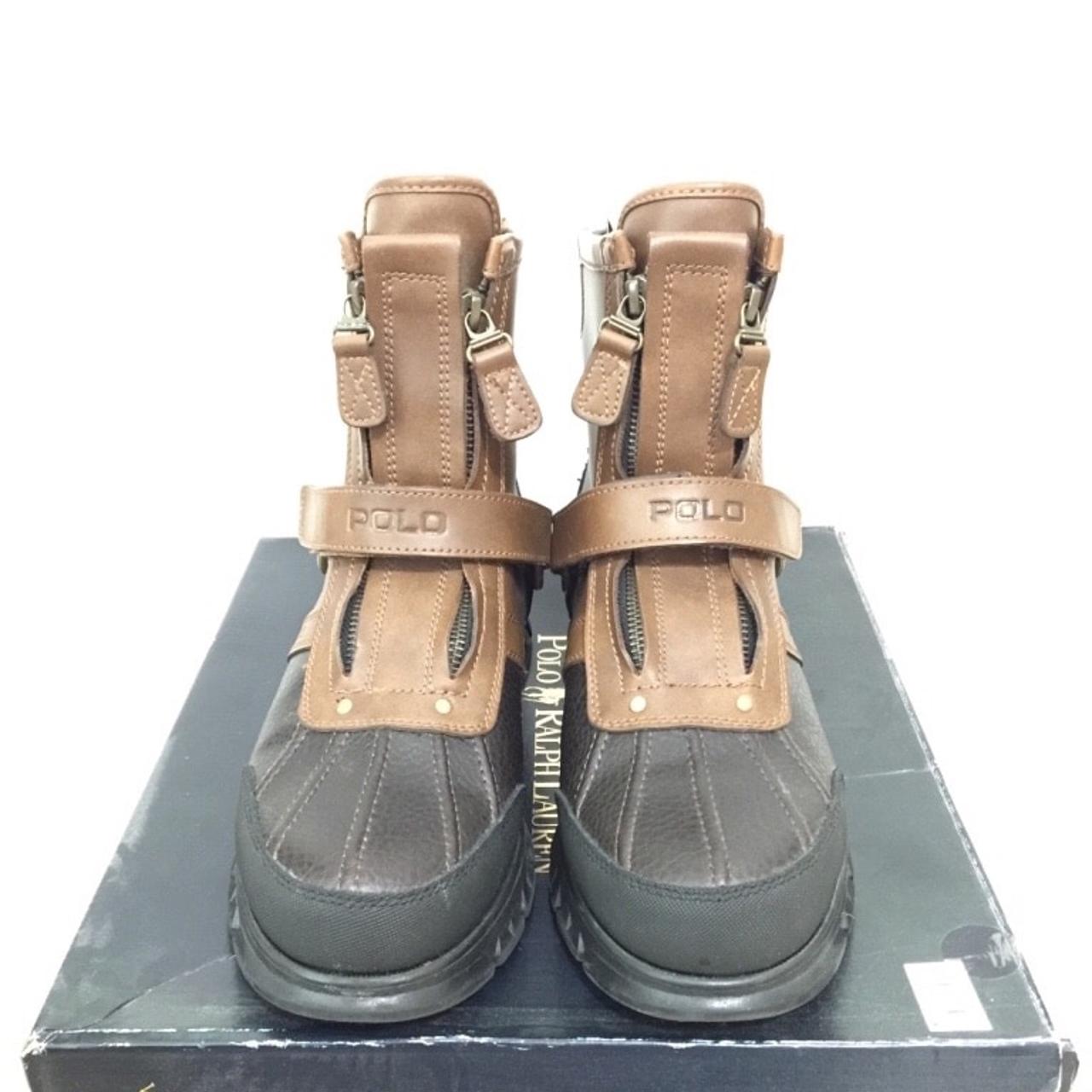 Polo Ralph Lauren Conquest boots Size 9, slightly... | Depop