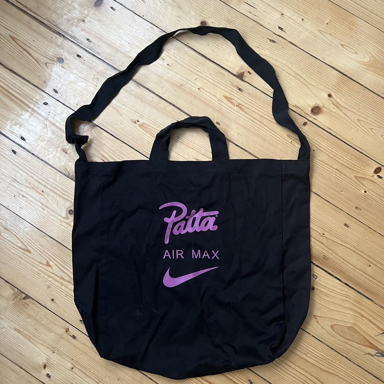 Patta X Nike Air Max Tote Bag Black/Purple - Depop