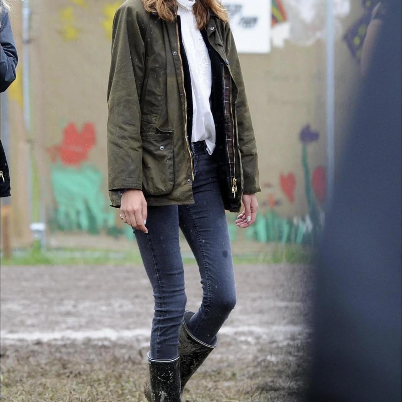 Vintage Barbour waxed country jacket, true British... - Depop