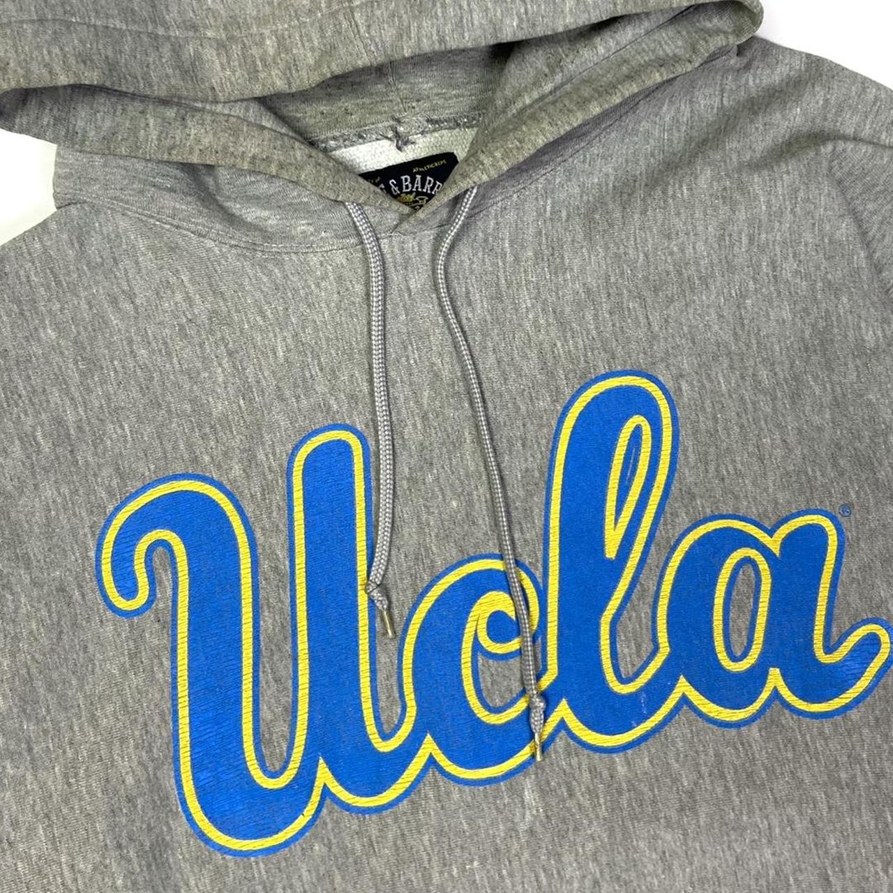 Vintage 90s UCLA cursive script logo reverse weave... - Depop