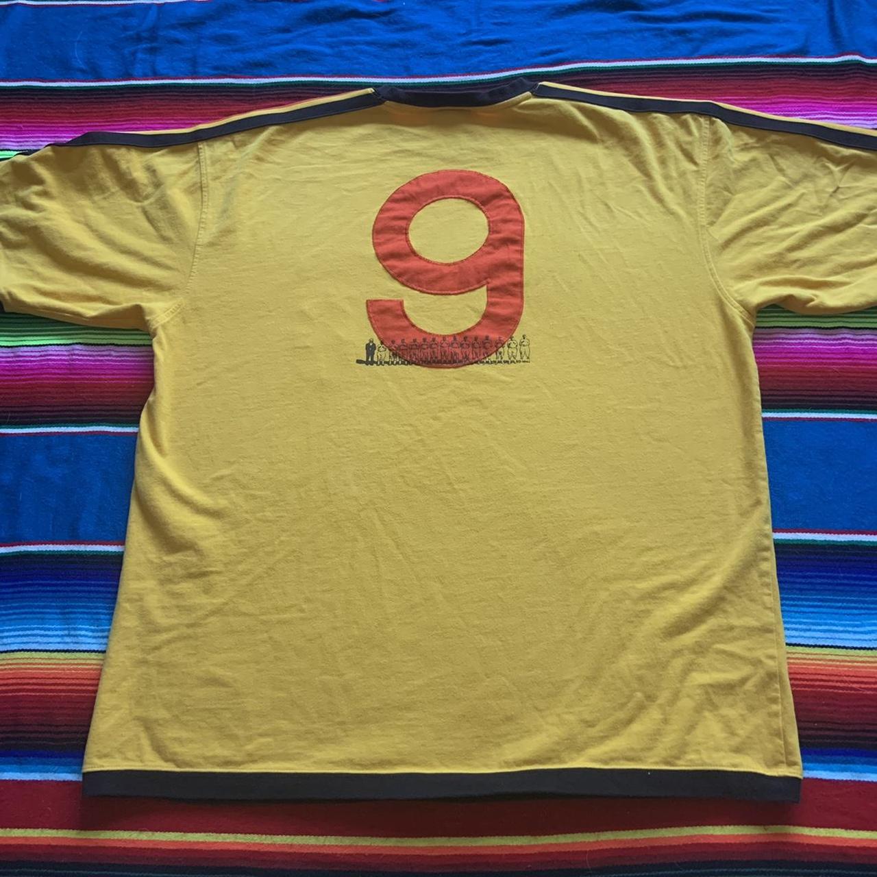 Yellow vintage y2k AKADEMIKS Stadium Division jersey... - Depop
