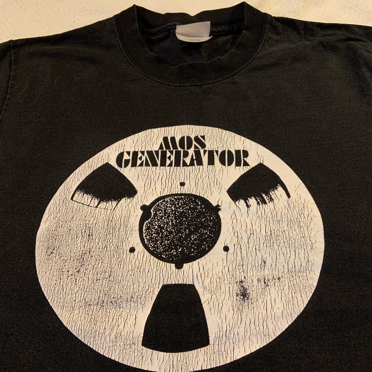 Black MOS GENERATOR band shirt. -Well loved with... - Depop