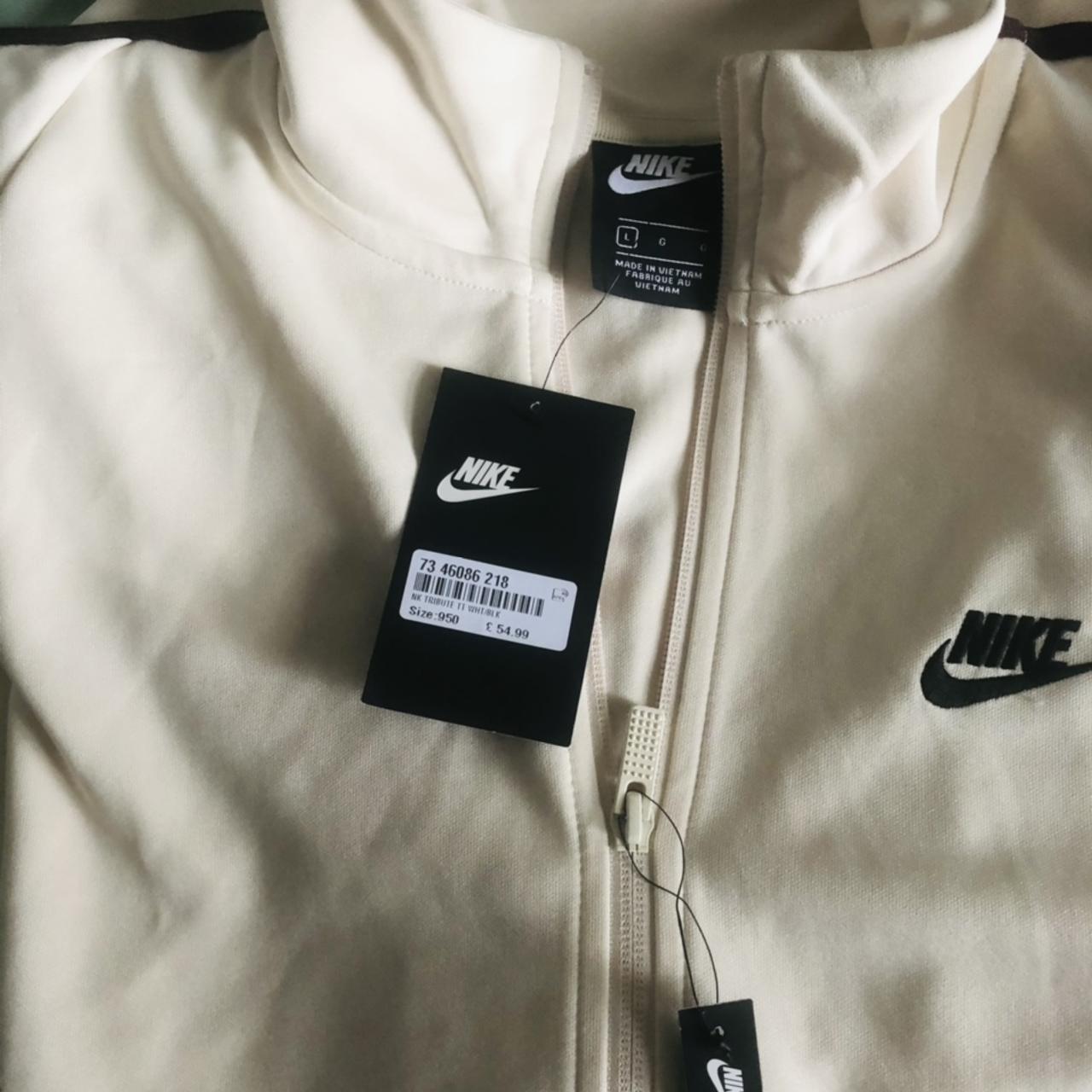 NIKE matching tracksuit - hoodie is a L, bottoms are... - Depop