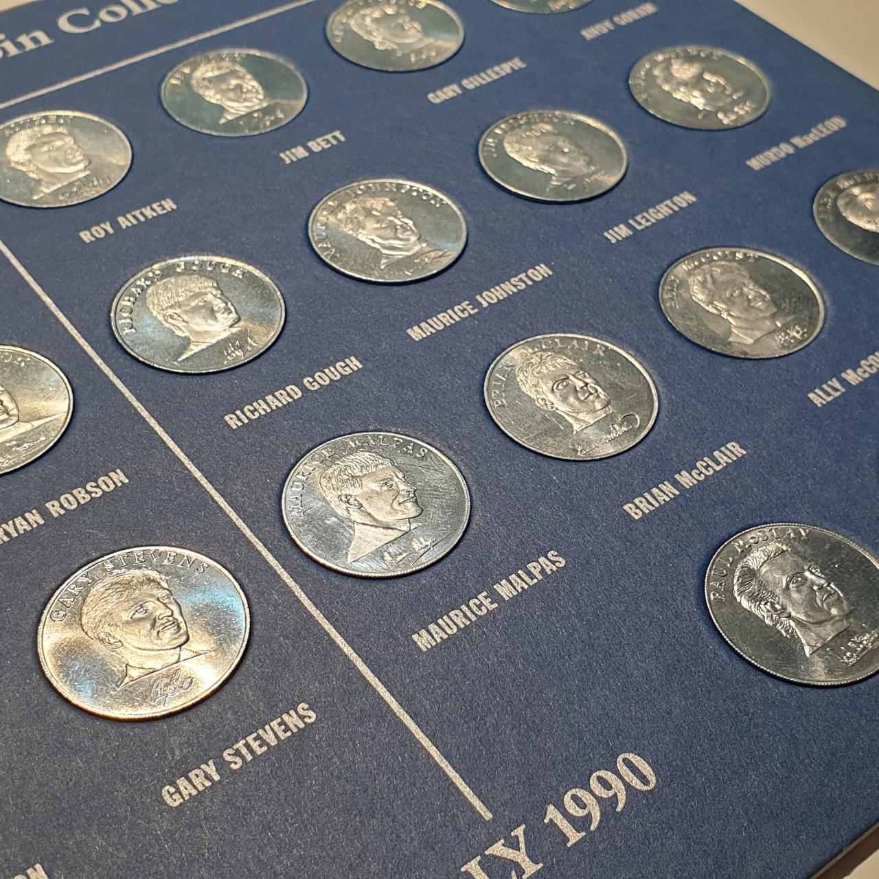 Italy 1990 England & Scotland Esso Coin Collection - Depop