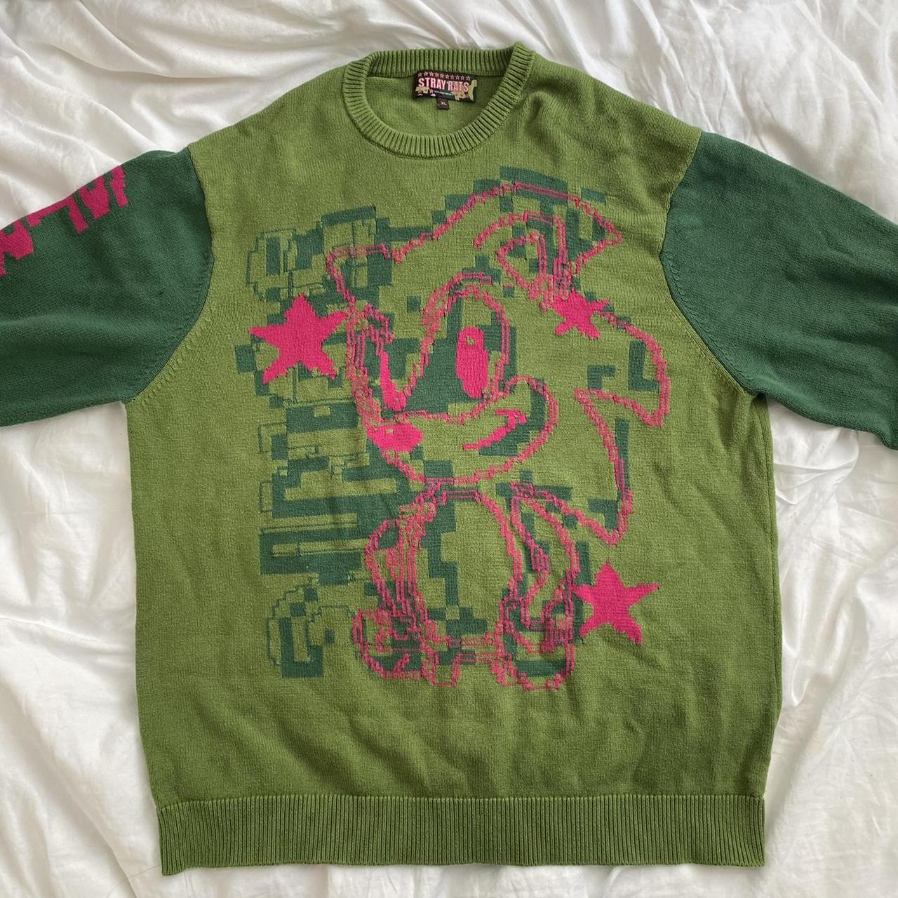Stray Rats x Sonic - Sonic Techno Sweater in... - Depop