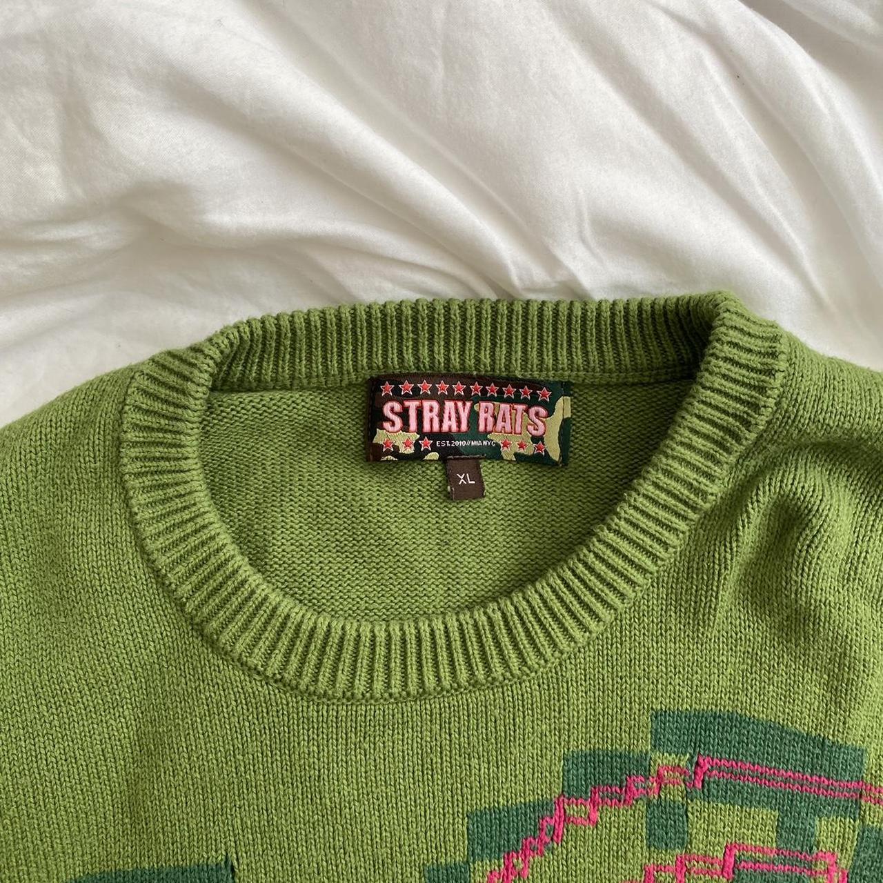 Stray Rats x Sonic - Sonic Techno Sweater in... - Depop