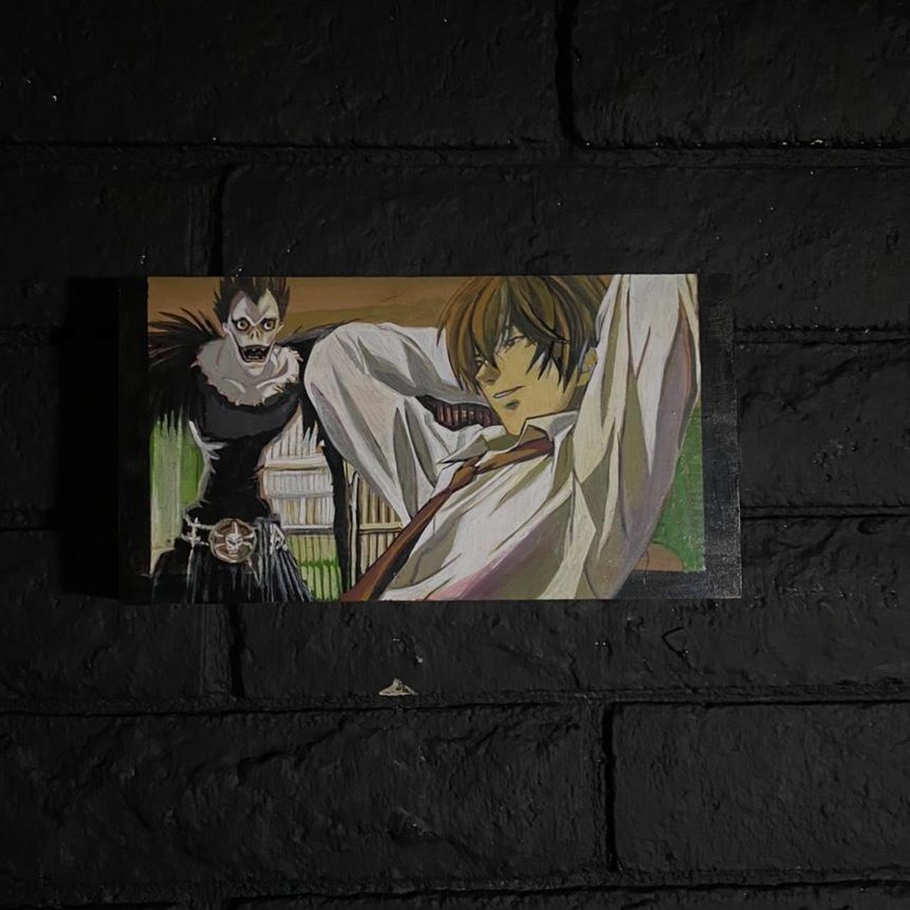 Death note painting on wood box #deathnote... - Depop
