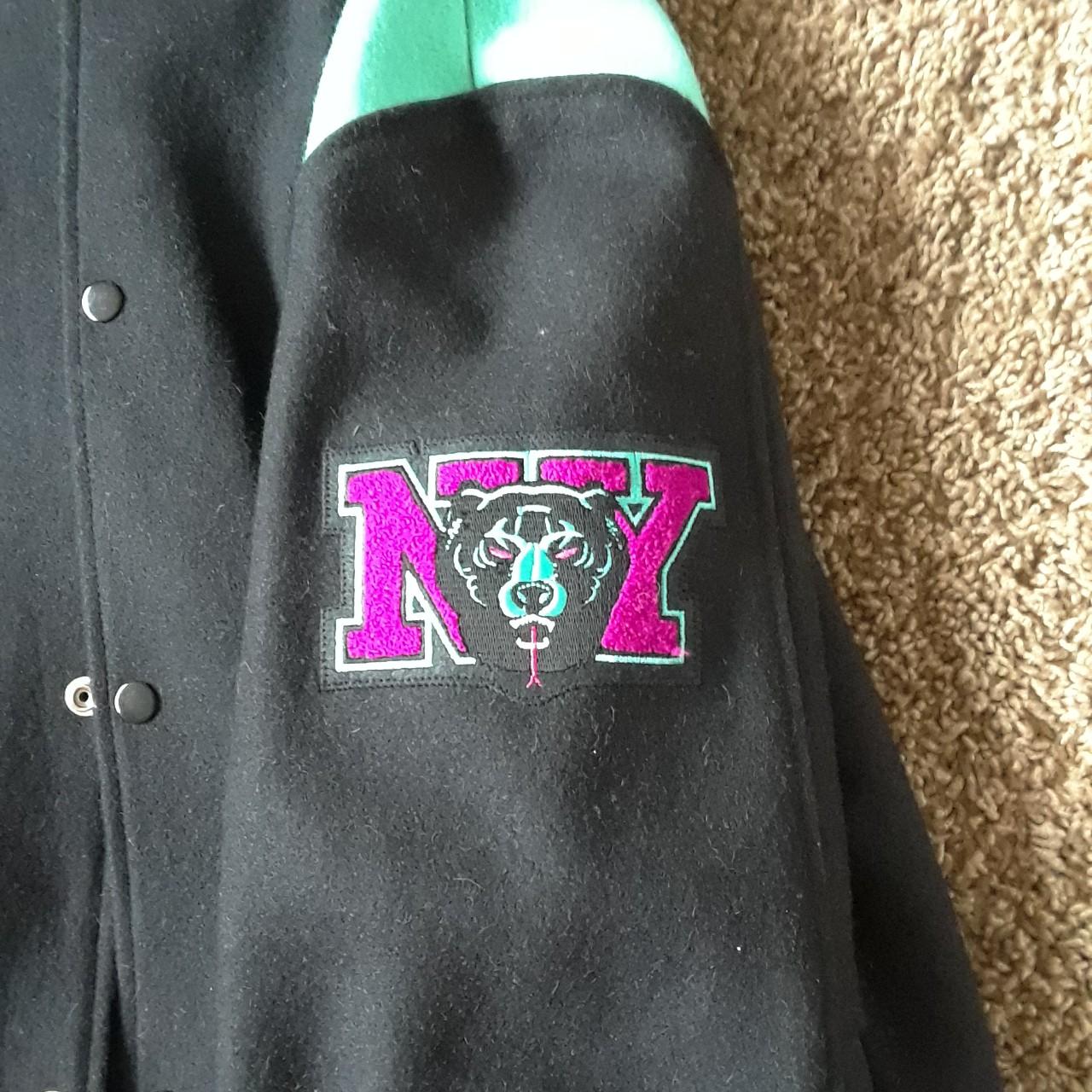 XXL Mishka varsity jacket. Well taken care of, smoke... | Depop