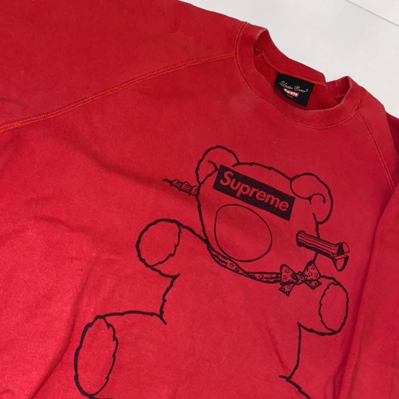 SUPREME X UNDERCOVER TEDDY BEAR T SHIRT RED LARGE 8/10 - Depop