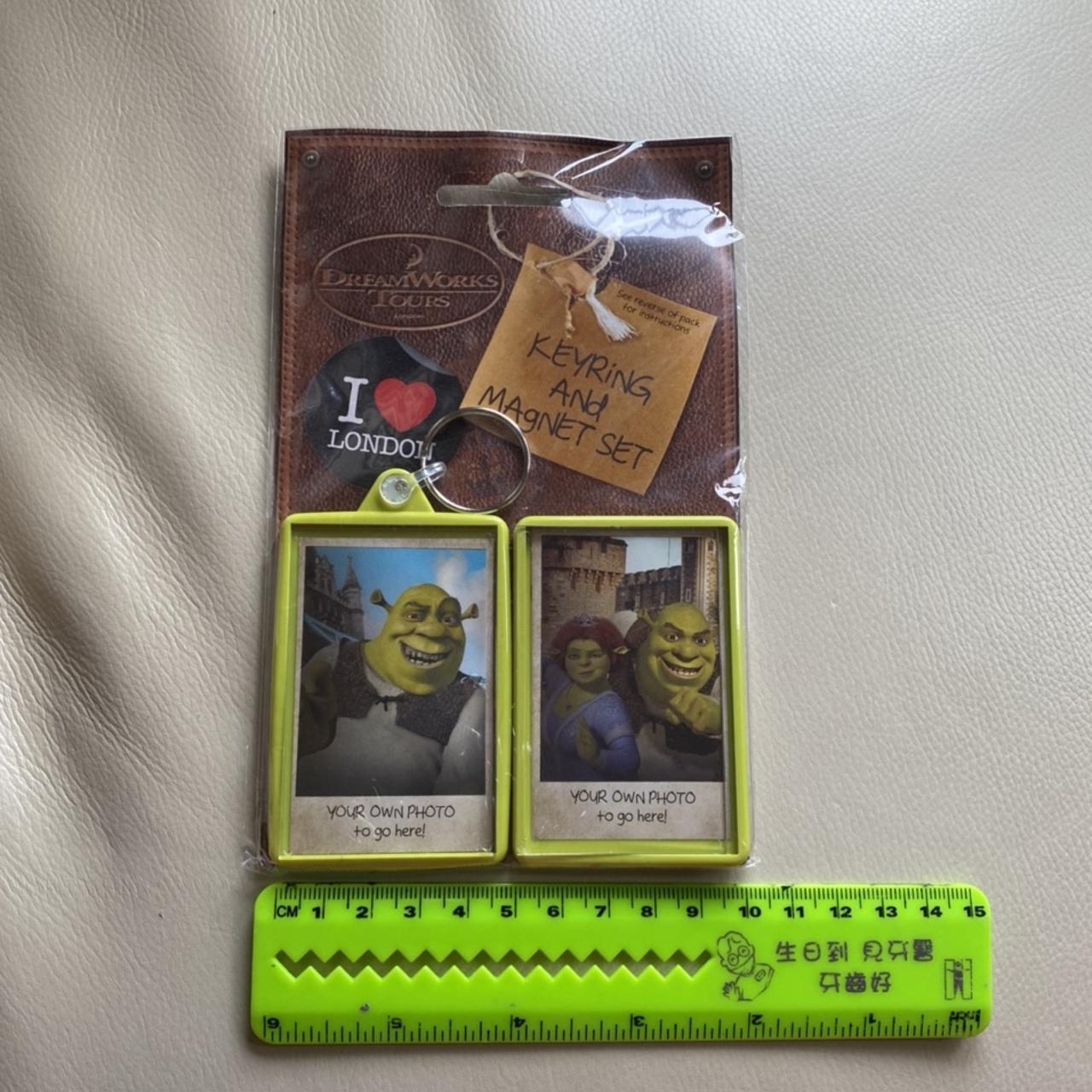 Shrek Keyring and Magnet Set, brand new, size H7.5 x... - Depop