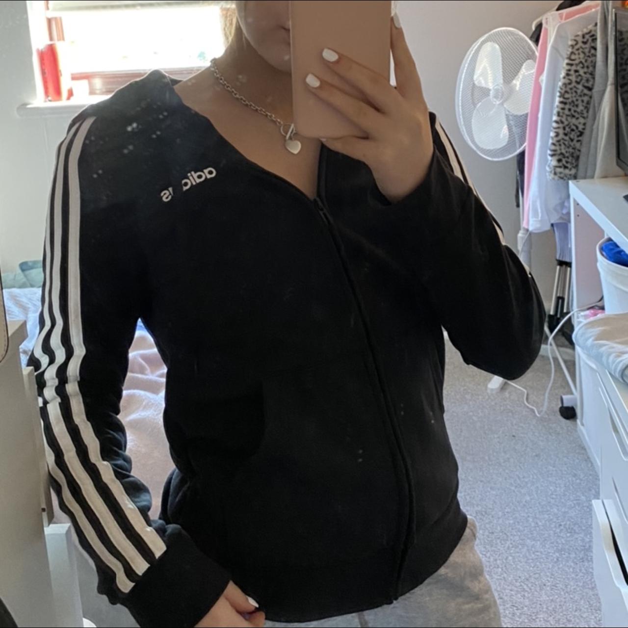Adidas zip up hoodie Size XS/S Perfect condition - Depop