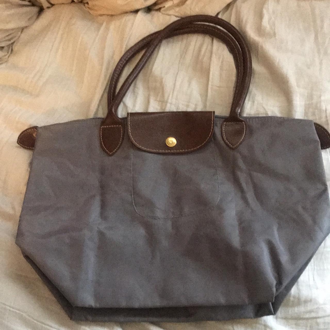 longchamp purse foldable and collapsable great... - Depop