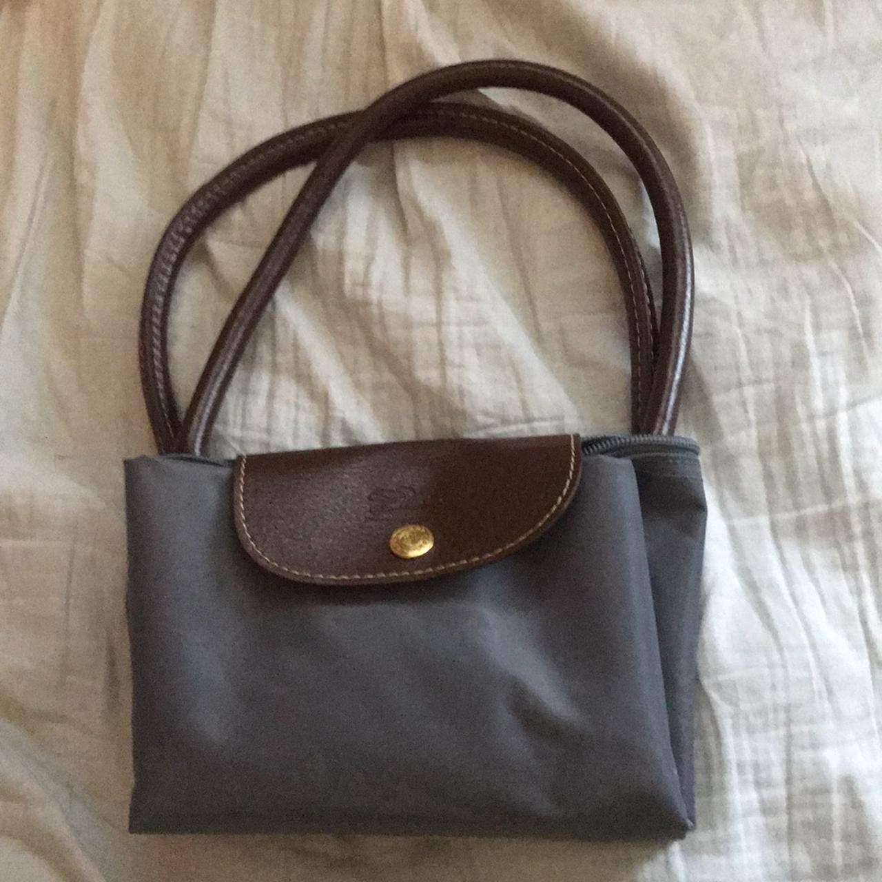 longchamp purse foldable and collapsable great... - Depop