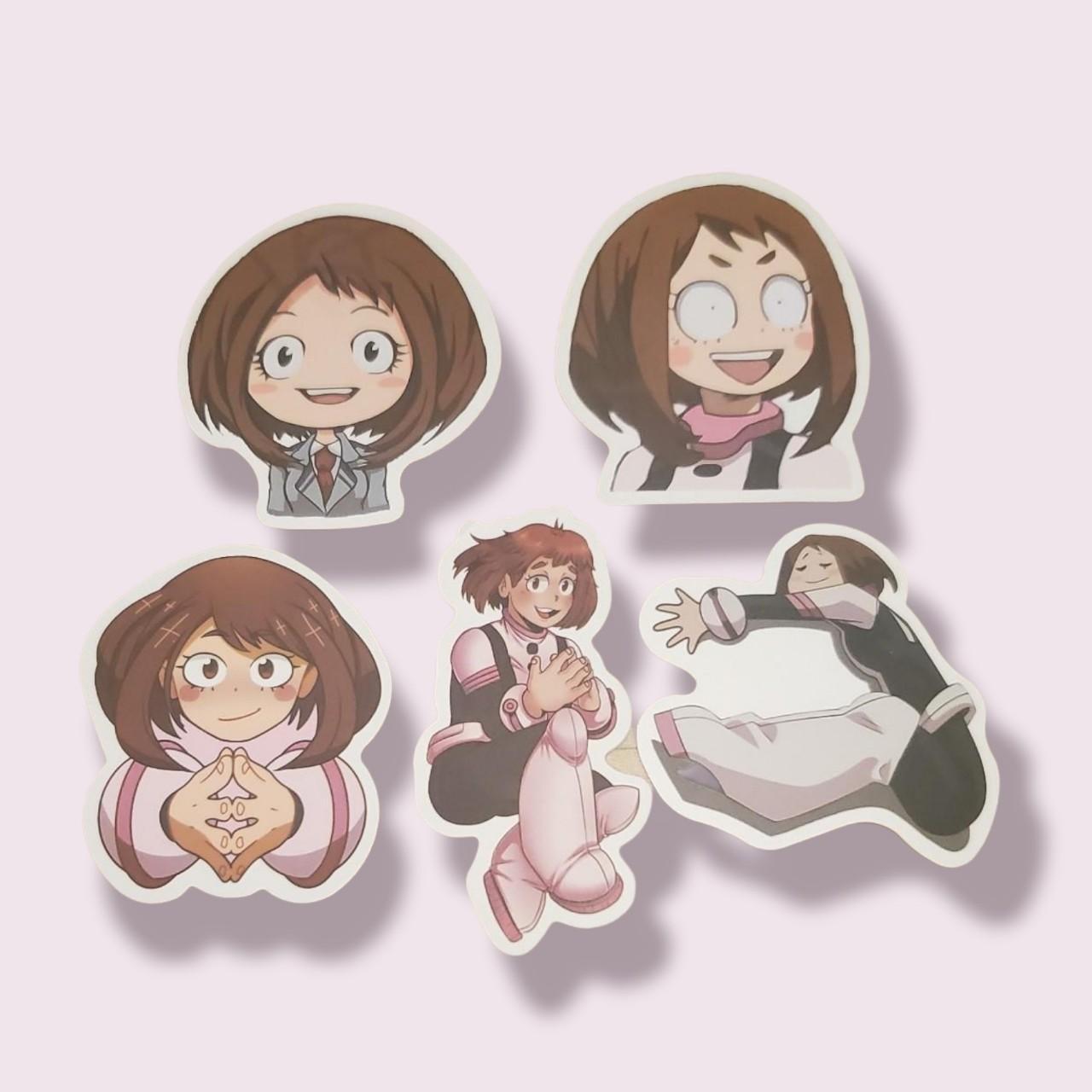 Ochako sticker pack 1 Comes with 5 stickers, 2... - Depop