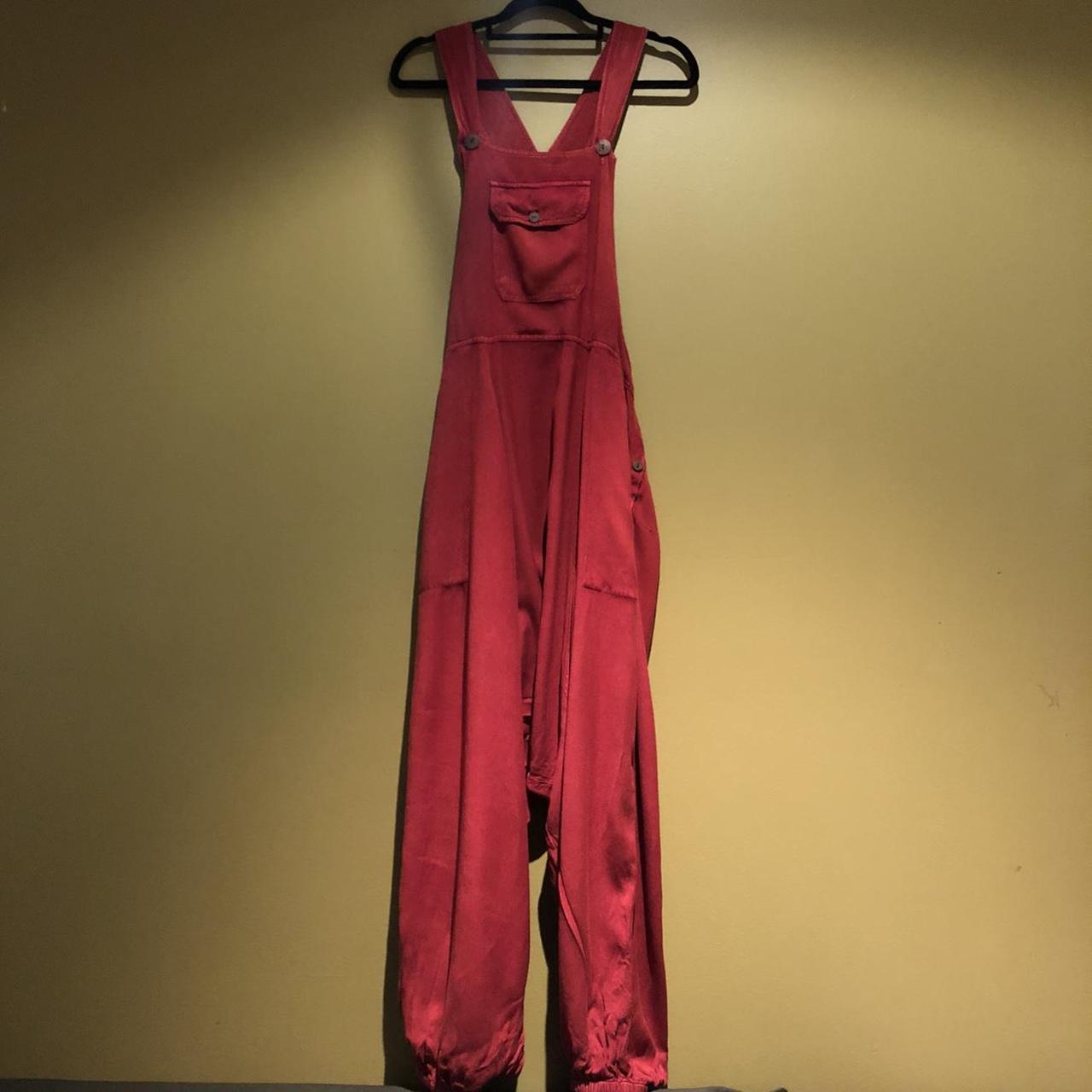 Dark rust coloured fisherman overalls by Tree of... - Depop