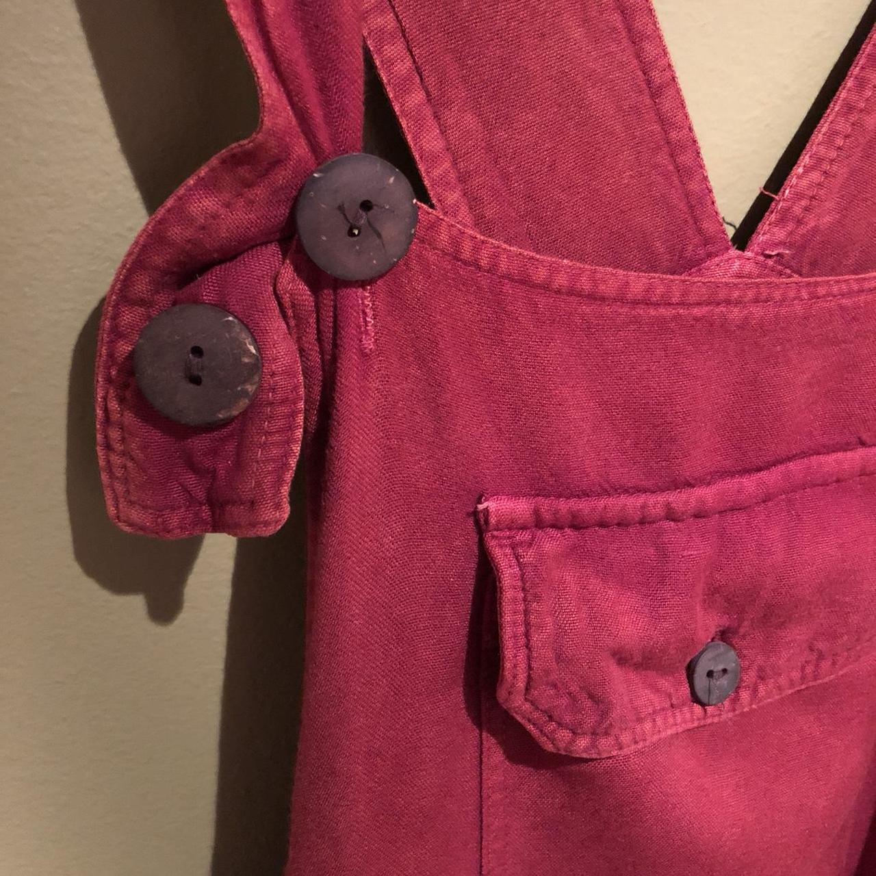 Dark rust coloured fisherman overalls by Tree of... - Depop