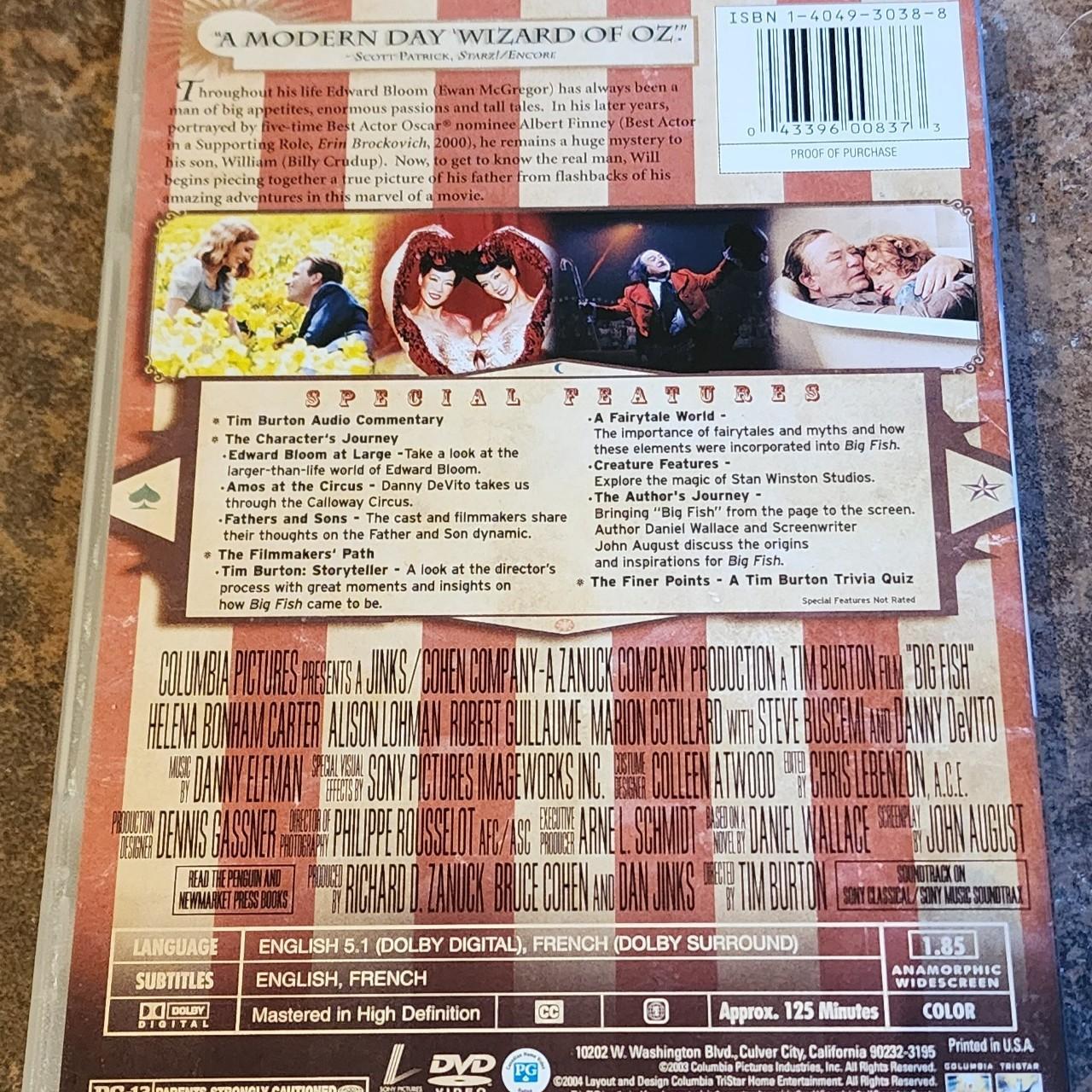 Big Fish Dvd - Depop