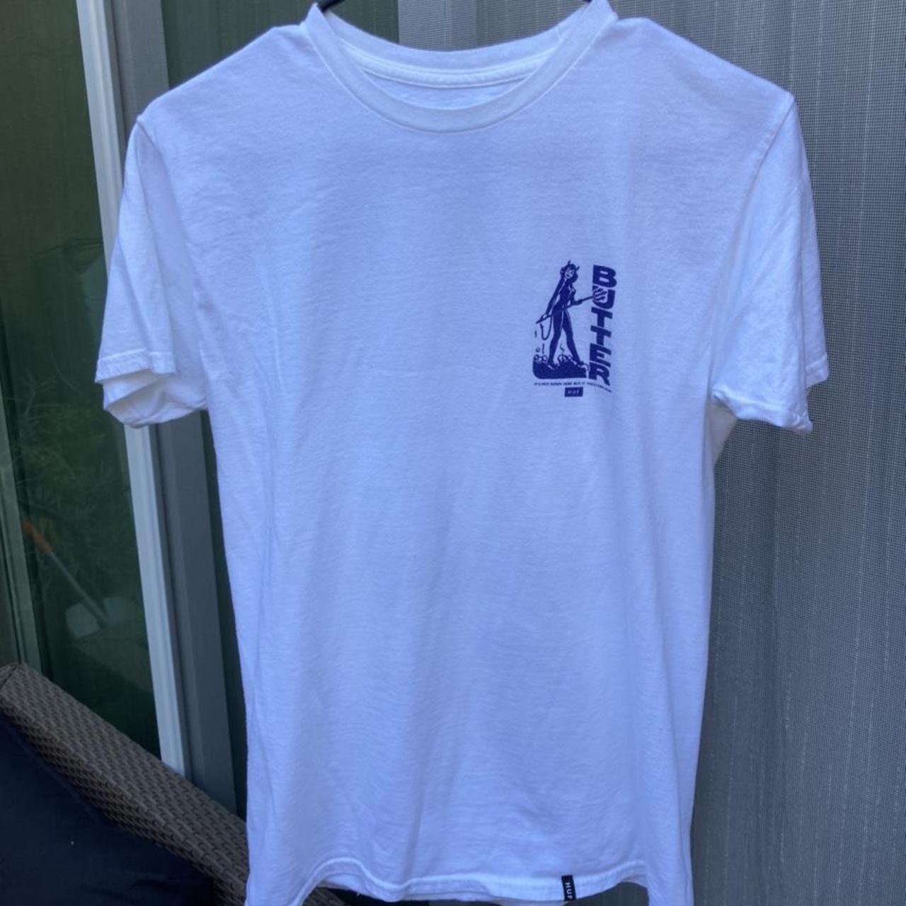 HUF X Butter Goods Devil T-Shirt Size:... - Depop