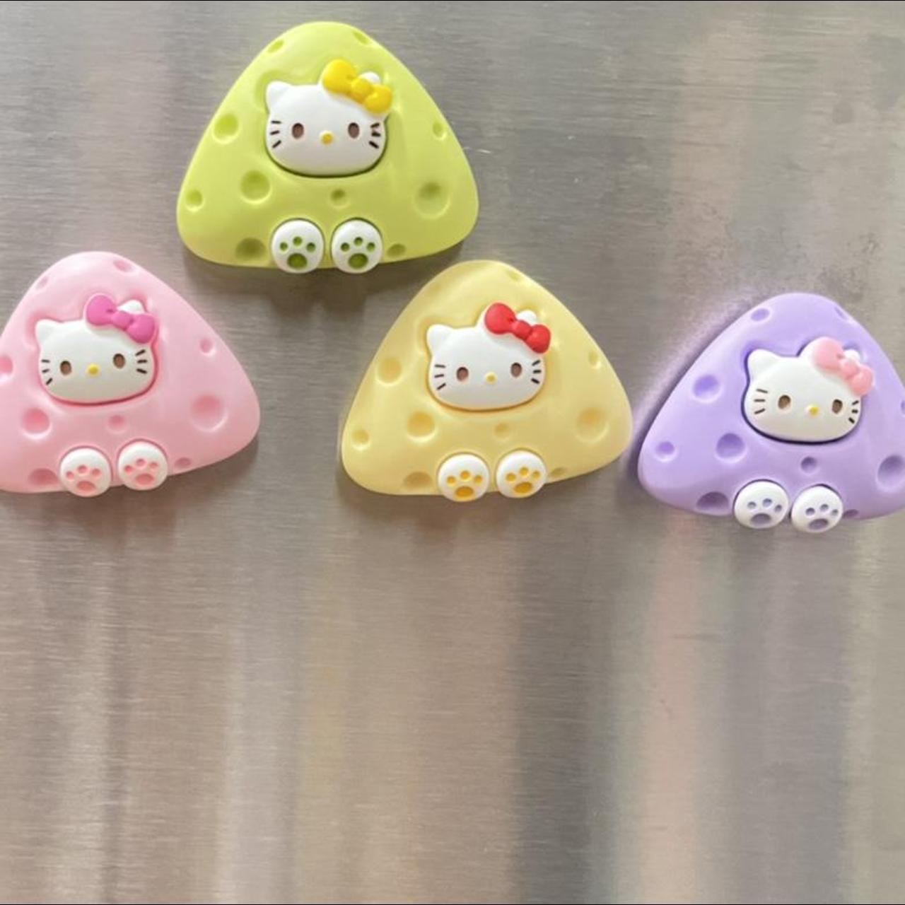 These Hello Kitty Chesse Magnets are DIY by me. I... - Depop