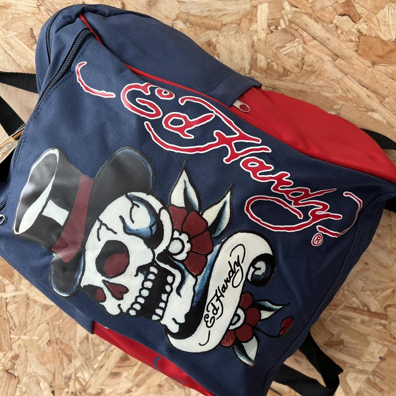 Ed hardy backpack Perfect everyday size, new with... - Depop
