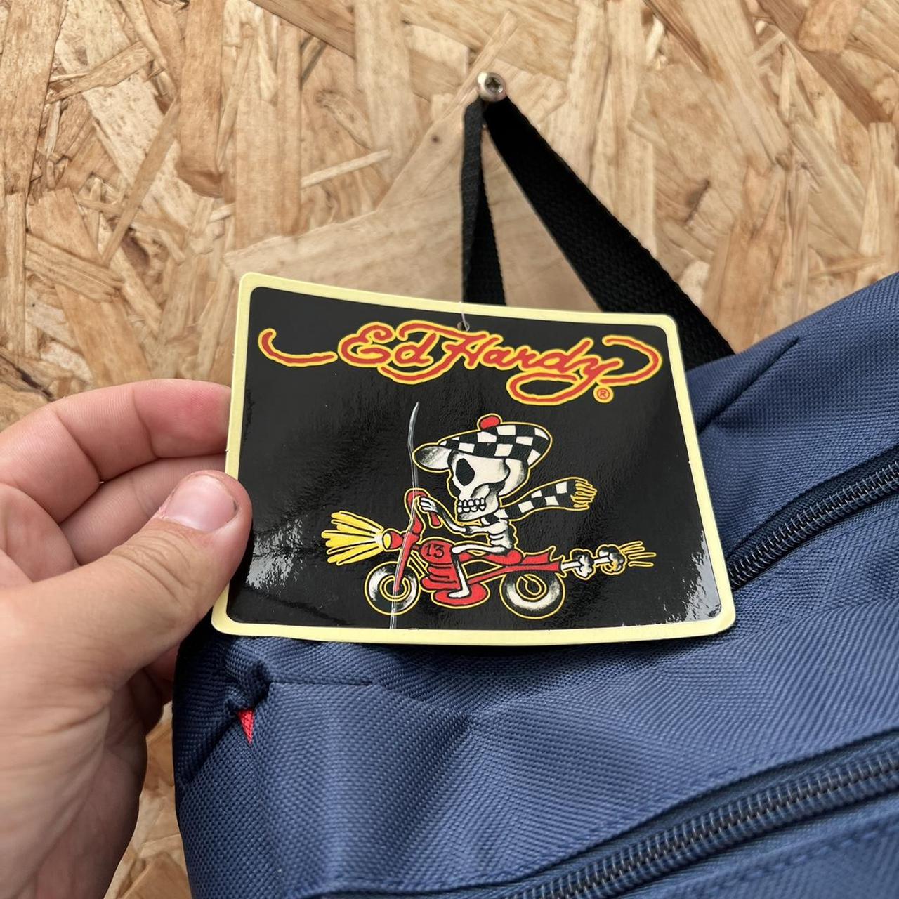 Ed hardy backpack Perfect everyday size, new with... - Depop