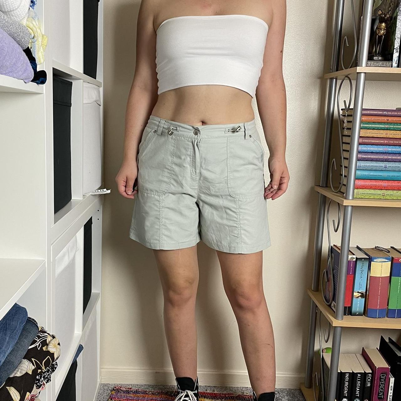 BHS Women's Green Shorts | Depop