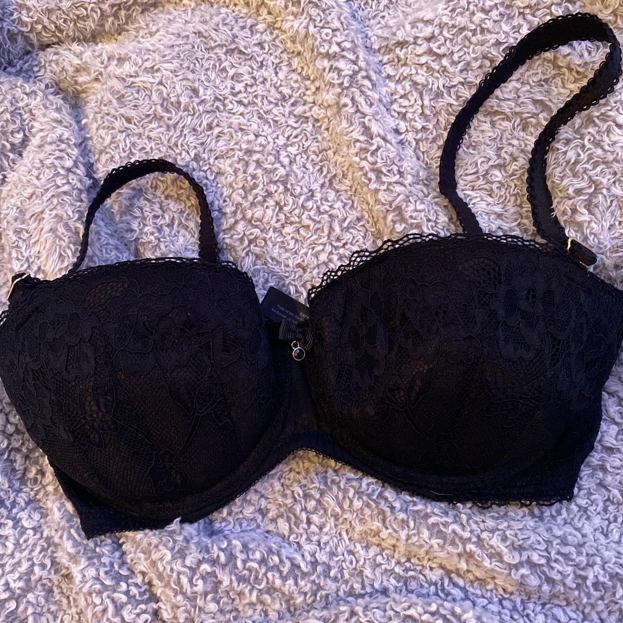 #annsummers black lace balcony bra 32D brand new... - Depop