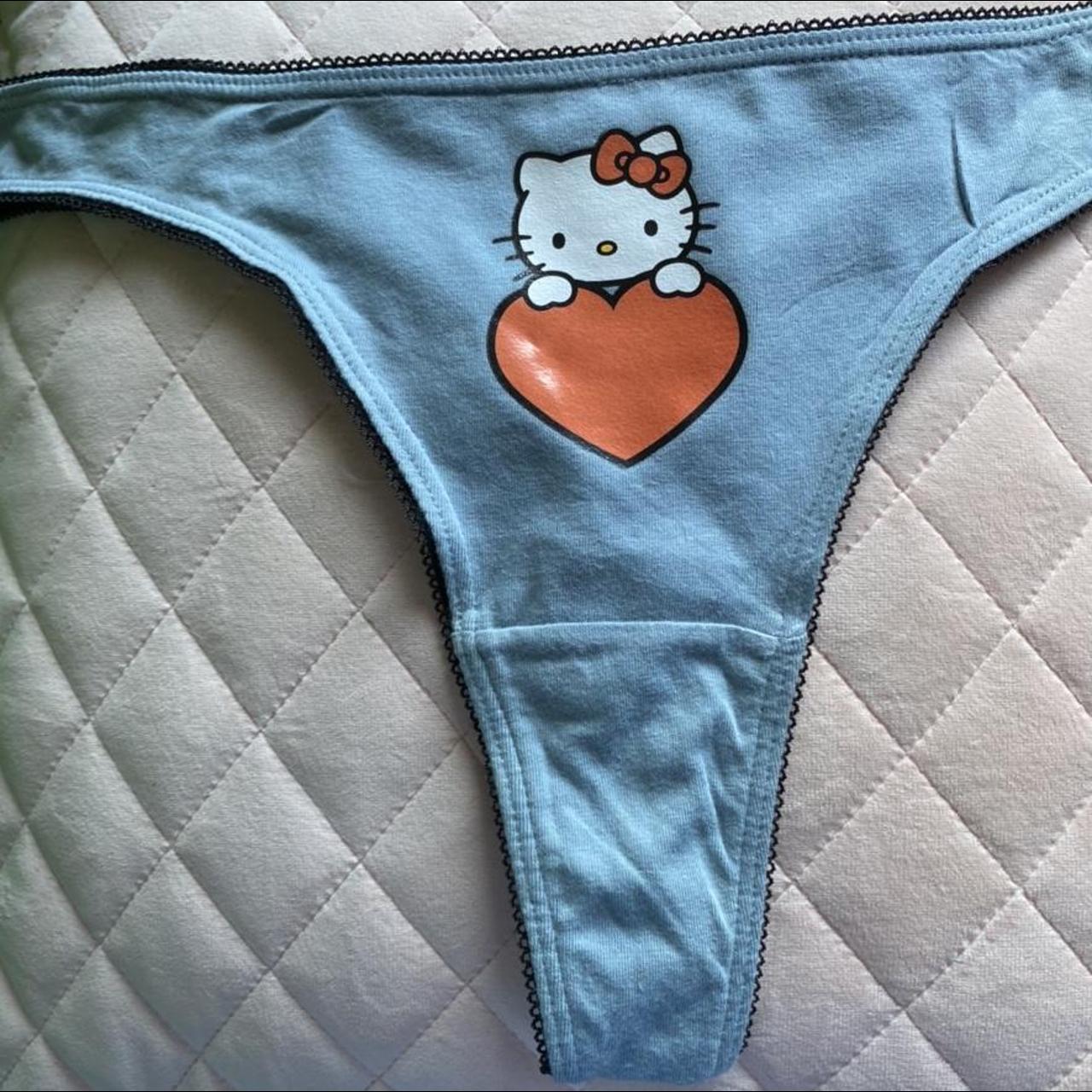 Blue Hello Kitty Thong Gstring ๏ธ๐ Handmade And Depop