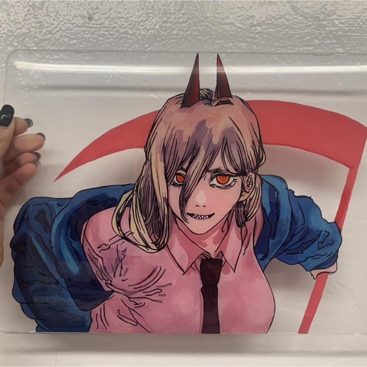 🌸 Anime Laptop Case Glass Painting 🌸 This is a case... - Depop