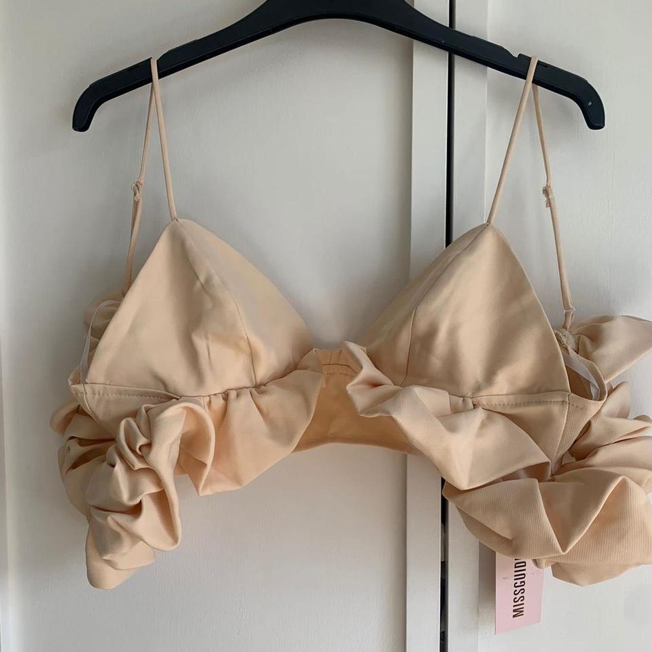 Missguided Champagne Occasion Bralet Brand New Tags Depop