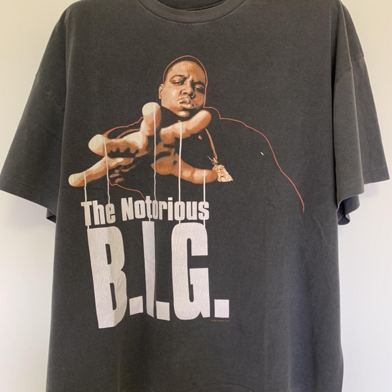 Vintage Notorious B.I.G. Biggie T shirt... - Depop
