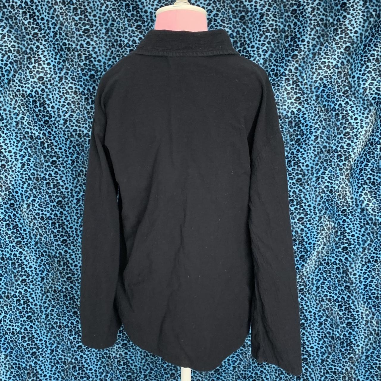 vintage lip service ring collared top • size medium... - Depop