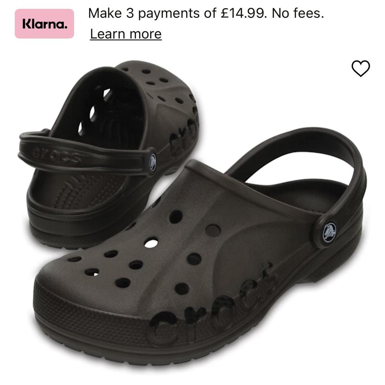 Baya Crocs - expresso Size W7 Brand new #brown... - Depop