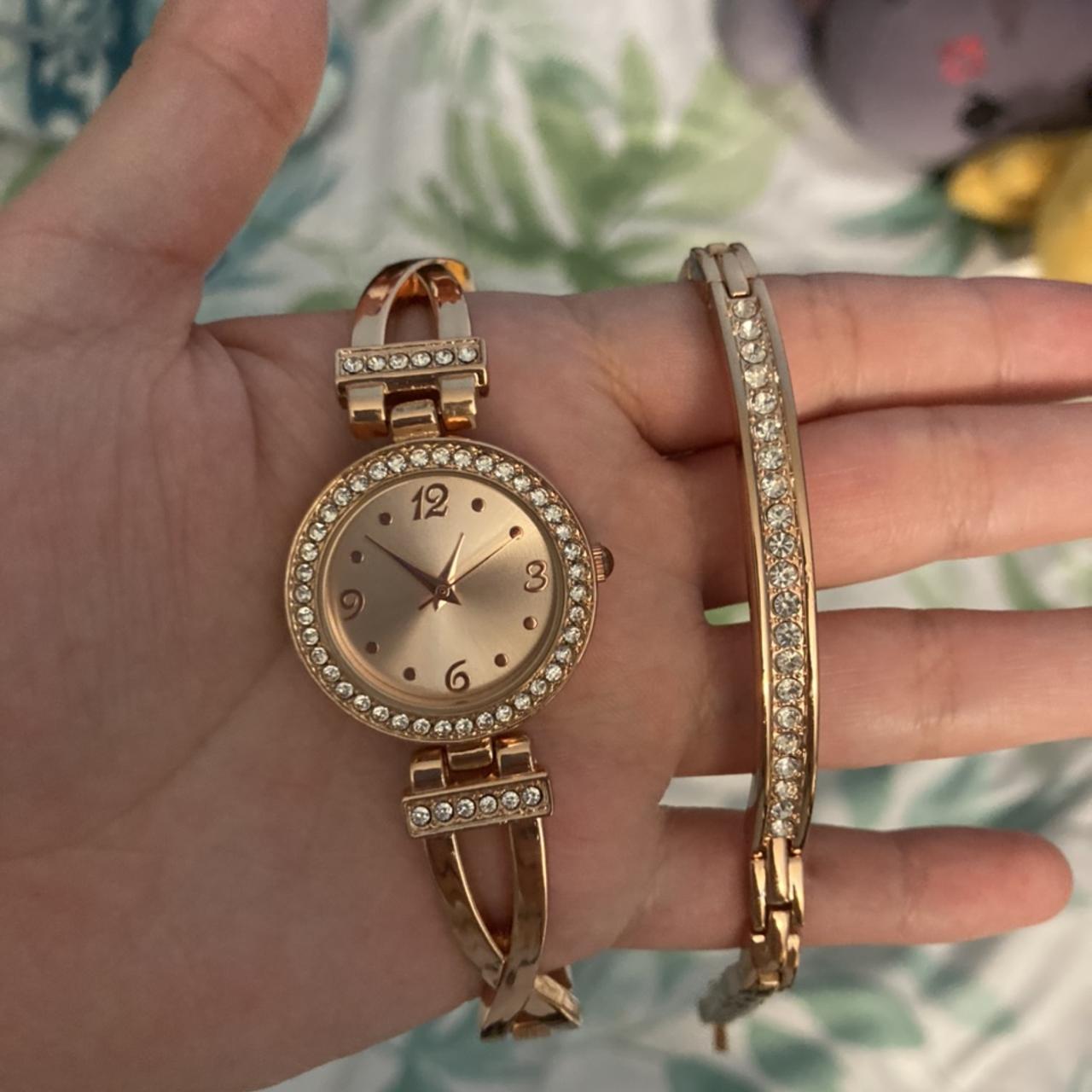 Selling this beautiful rose gold watch set I don’t... - Depop