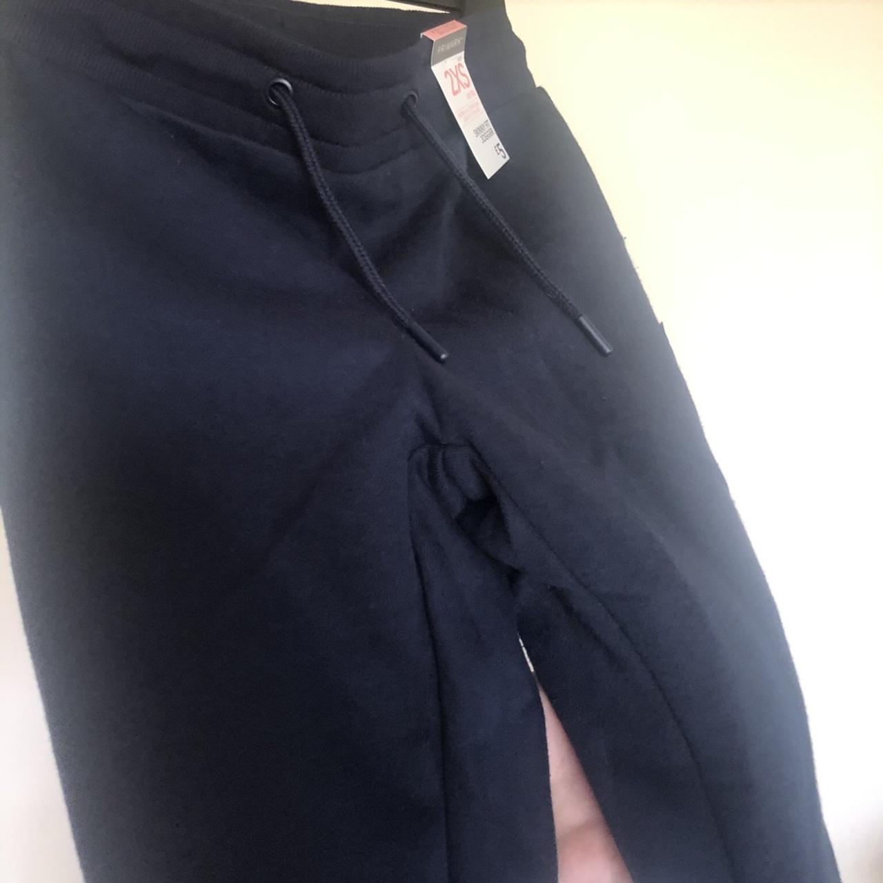 Primark navy blue and khaki tracksuit jogger bottoms... - Depop