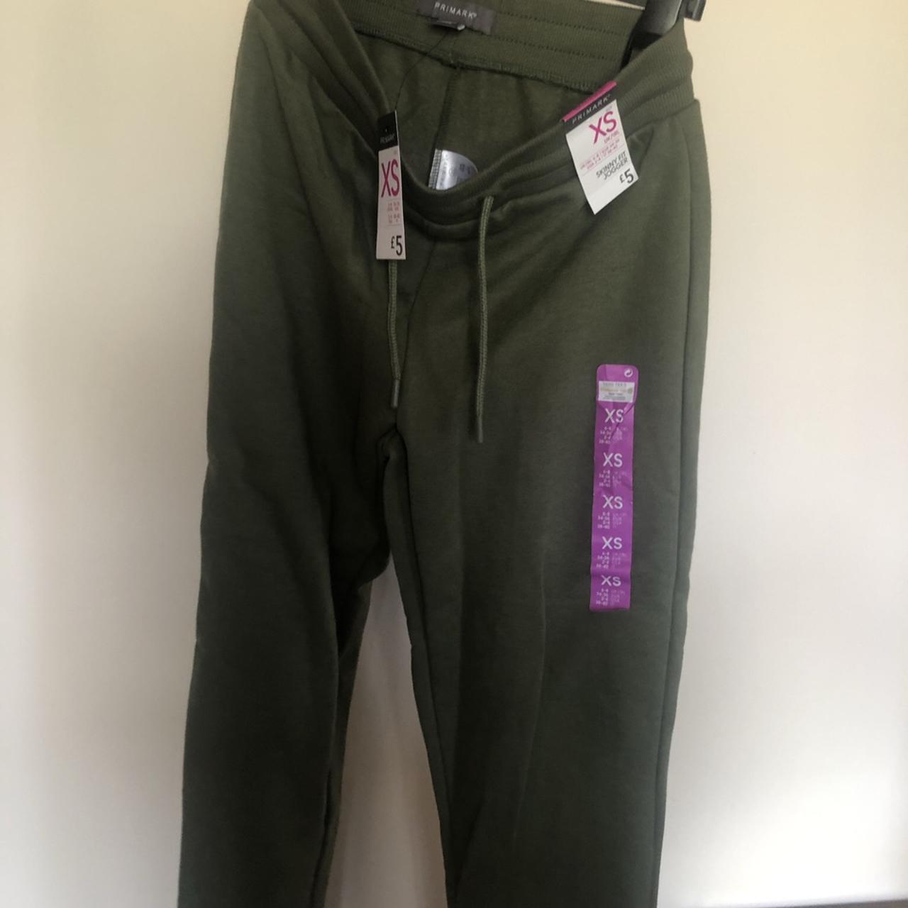 Primark navy blue and khaki tracksuit jogger bottoms... - Depop