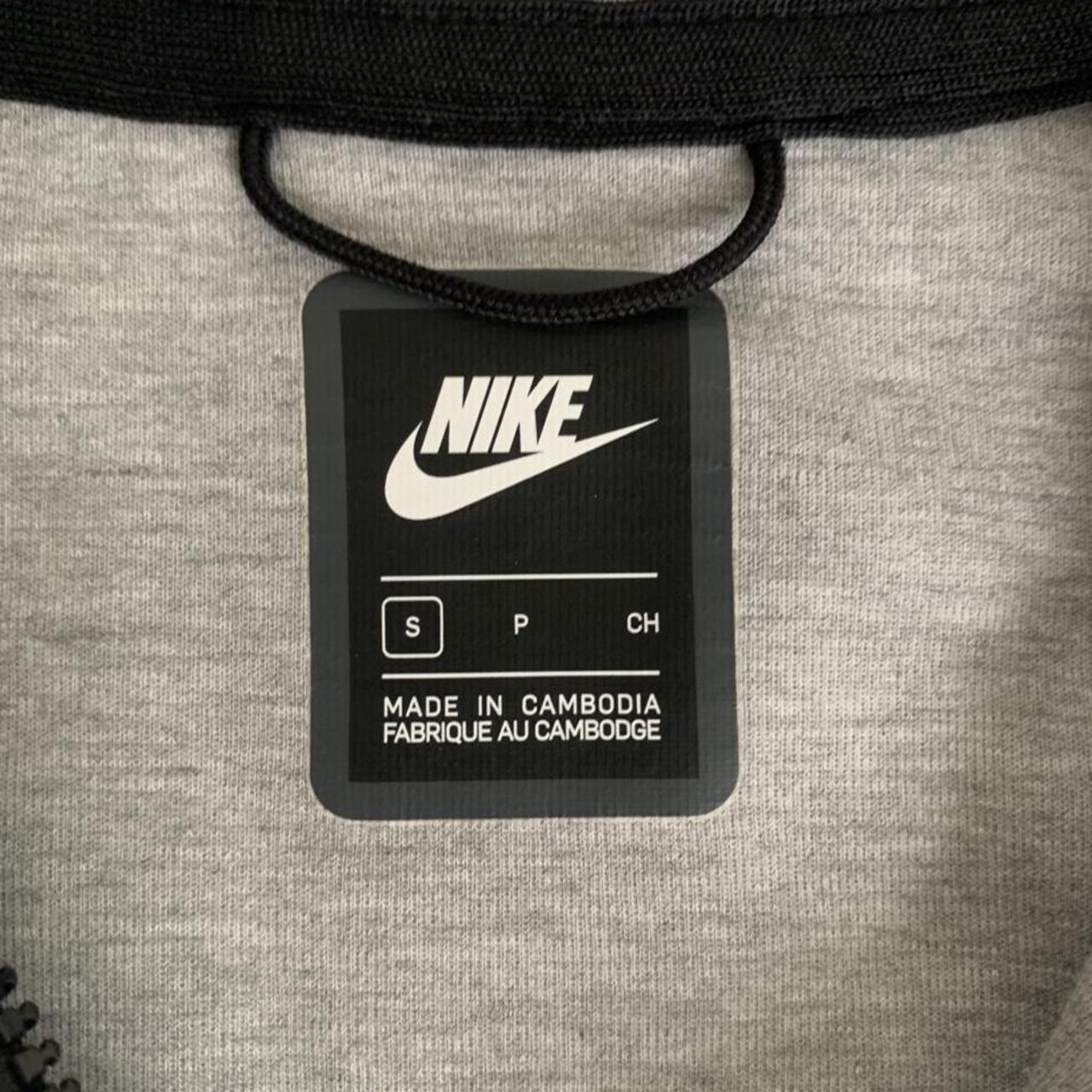 Grey Nike Tech Fleece, both jacket and joggers size... - Depop