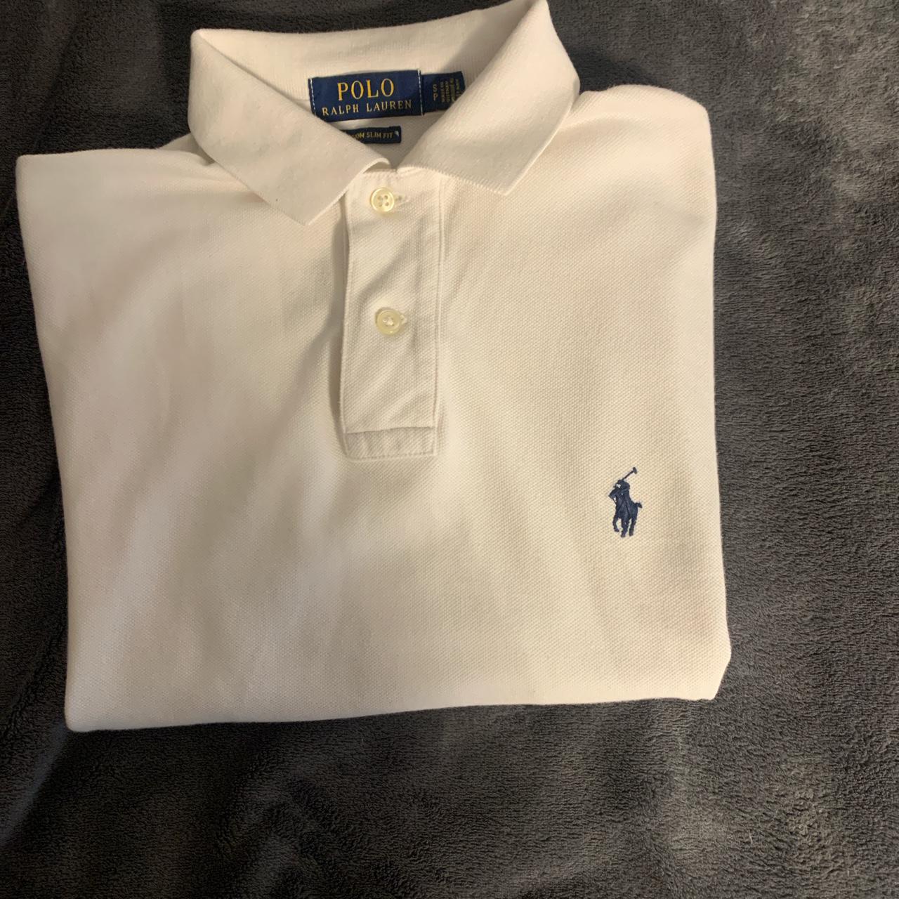 Ralph Lauren Men's White Polo-shirts | Depop
