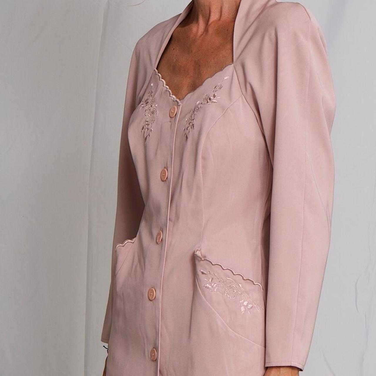 90s vintage secretary geek style vintage dress in... - Depop