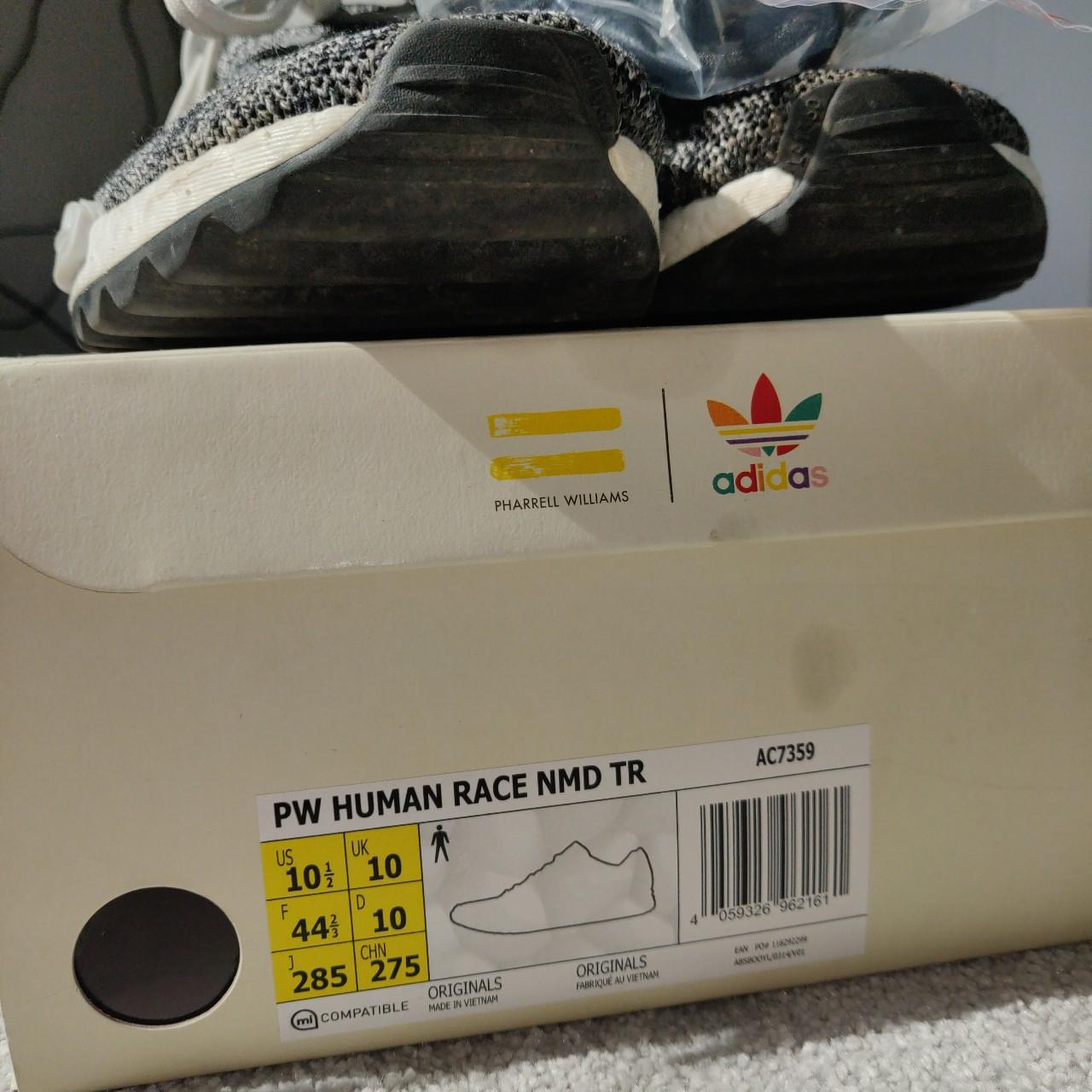 Pharrell Williams x Adidas human race nmd Oreo... - Depop