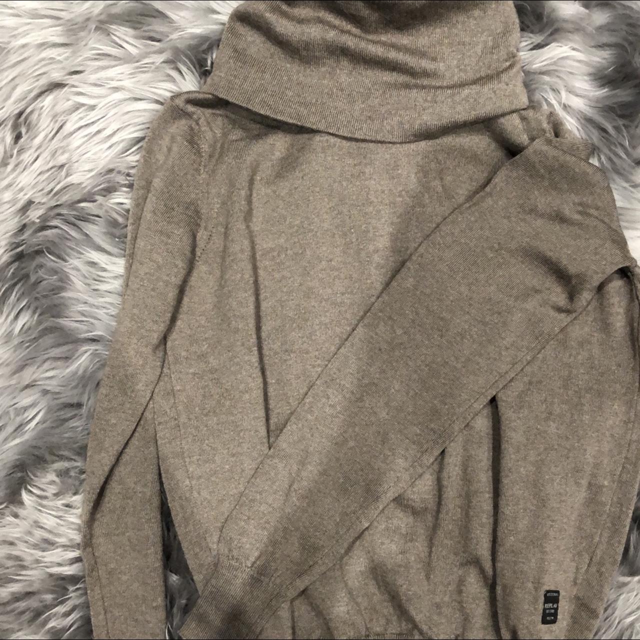 Replay Women's Khaki Jumper | Depop