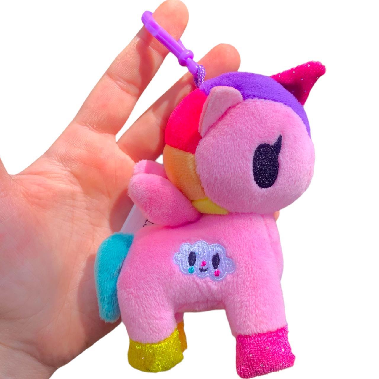 Tokidoki Unicorn Plush Keychain LIKE NEW/UNUSED... - Depop
