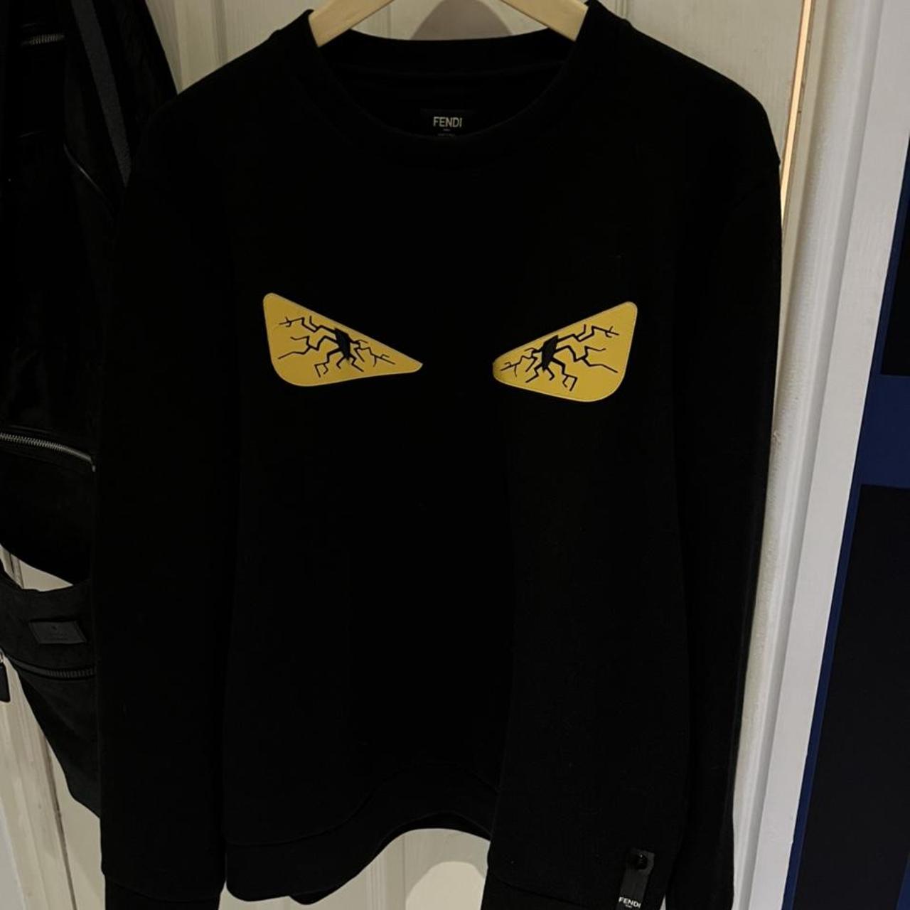 Fendi Yellow Eye Jumper RRP: £950 Worn... - Depop