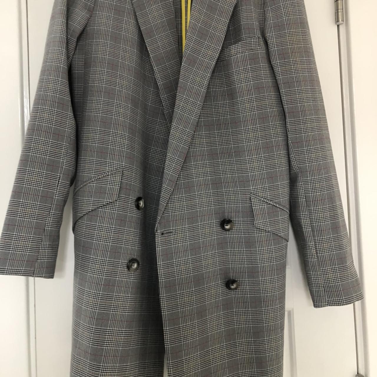ASOS over sized checked blazer UK 8 Beautiful... - Depop